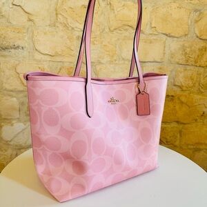 Coach | Bags | Coach Pink Tote And Wallet Set | Poshmark